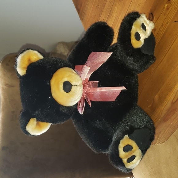 Dan Dee | Toys | Dan Dee Plush Black Cream Bear New | Poshmark
